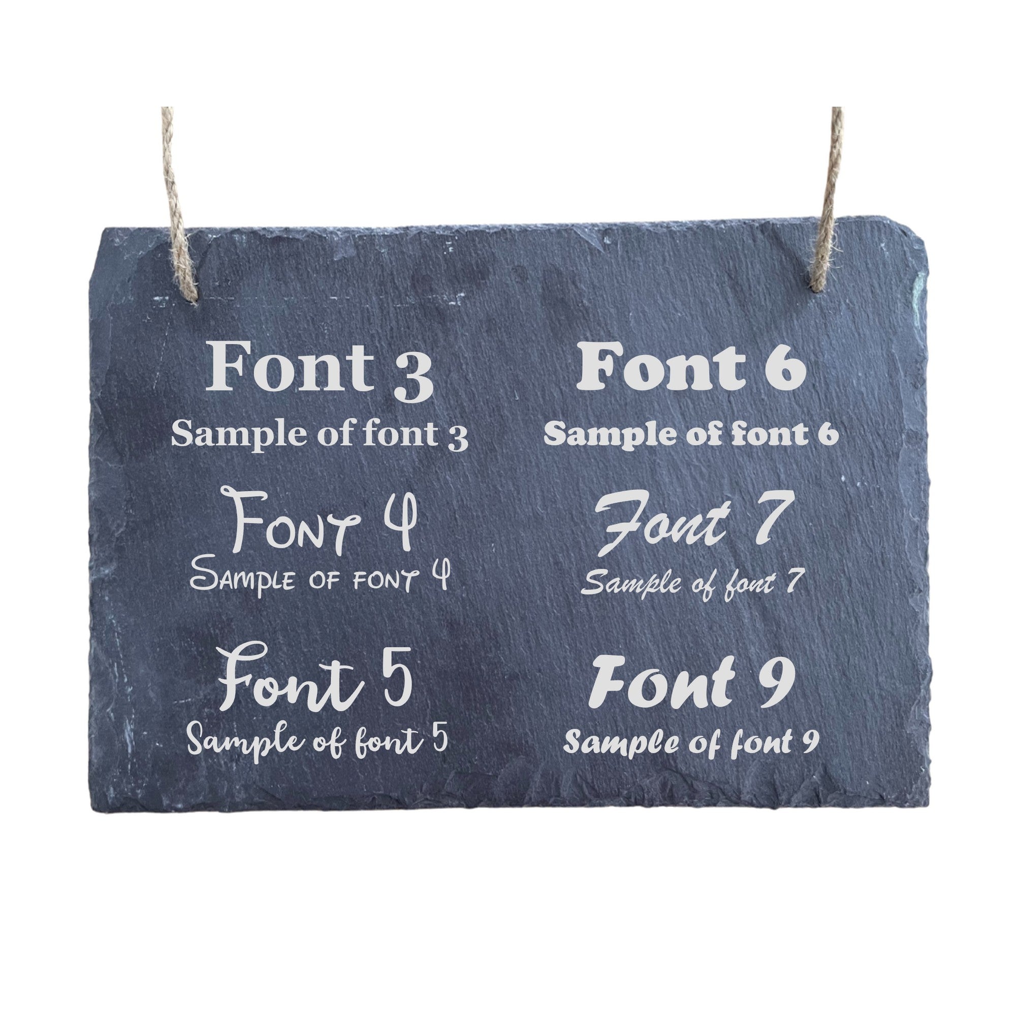 Personalised Slate Sign - 20cm X 25cm – Covering All Occasions