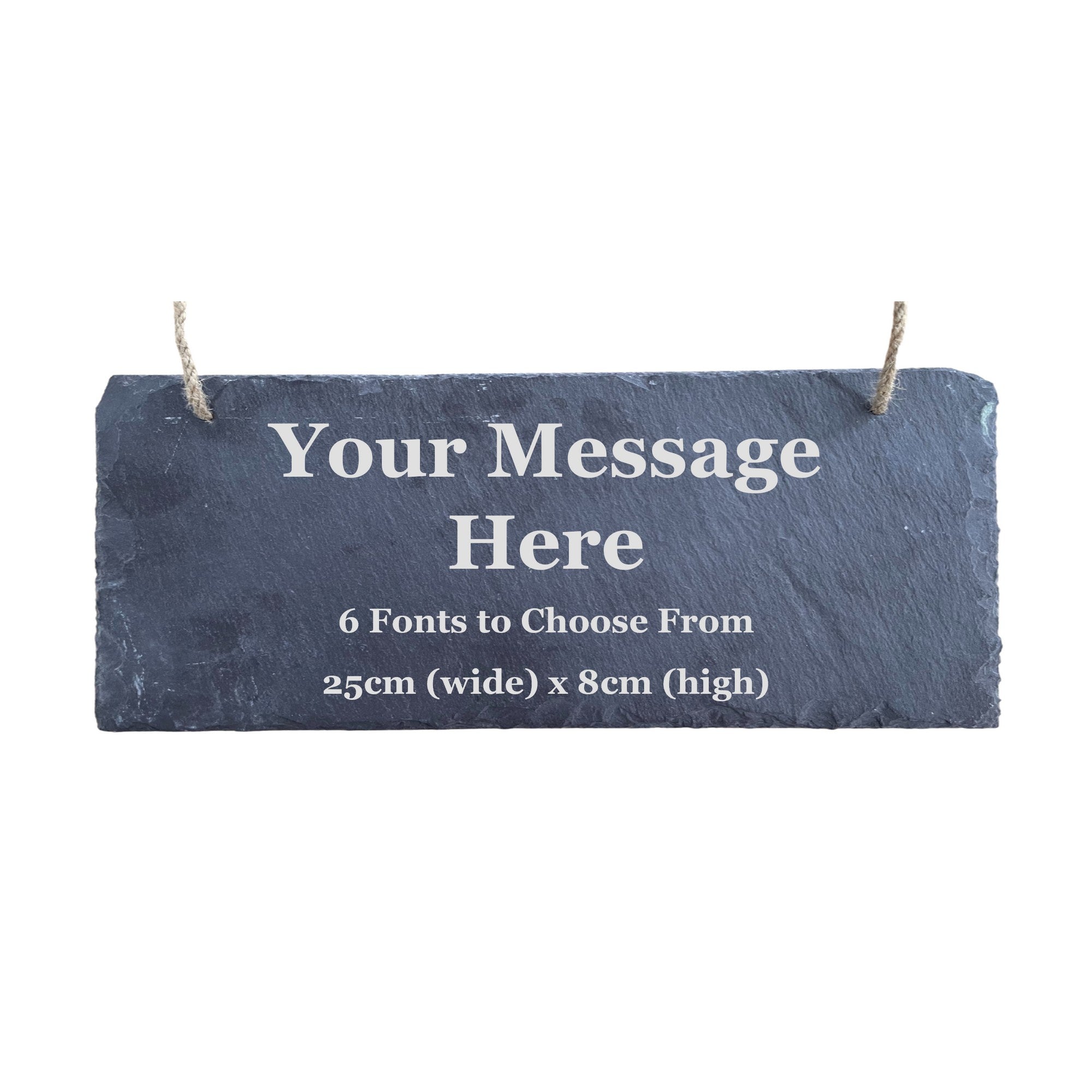 Personalised Slate Sign - 8cm X 25cm – Covering All Occasions