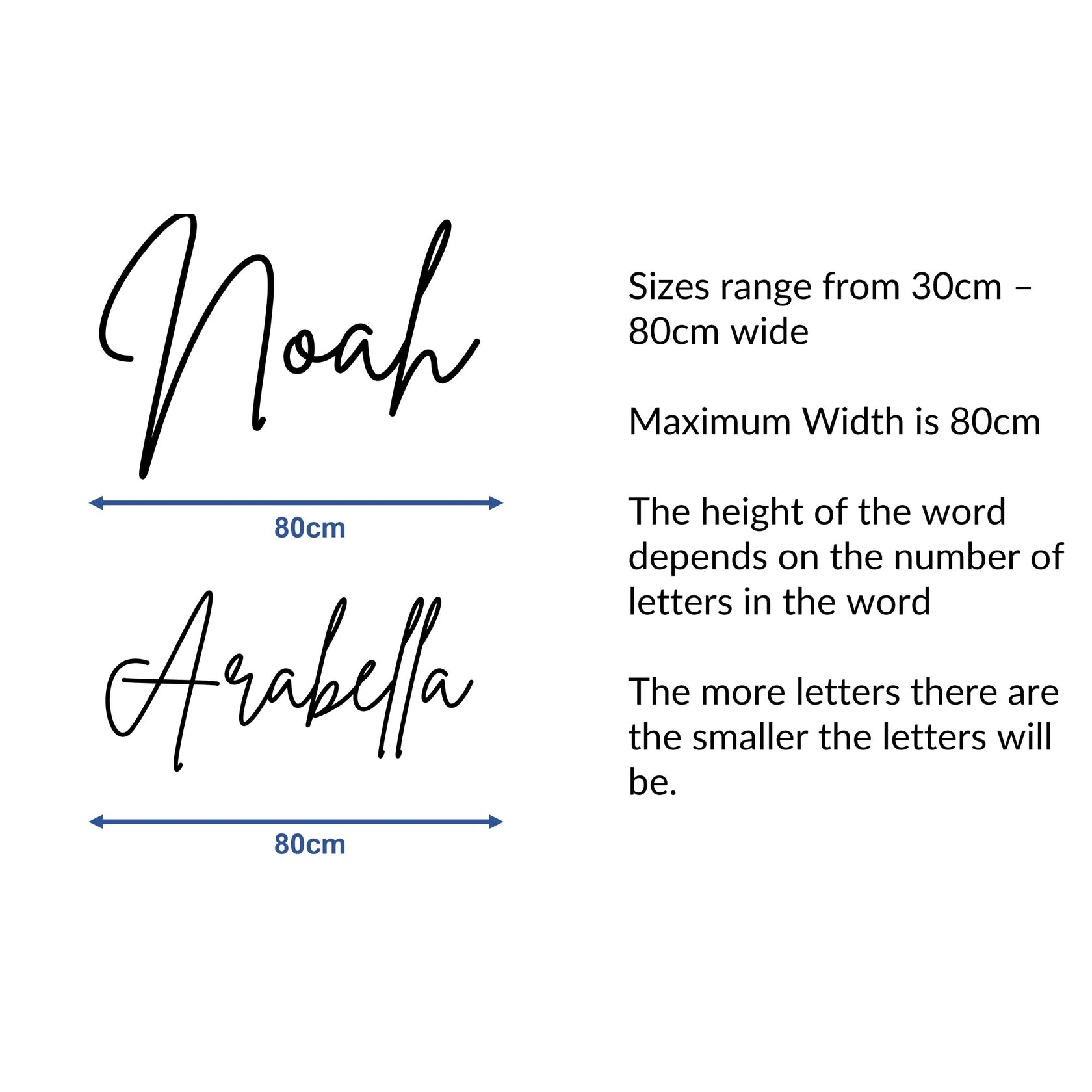 Wooden Word - Single Font - Letters - Tamarind – Covering All Occasions